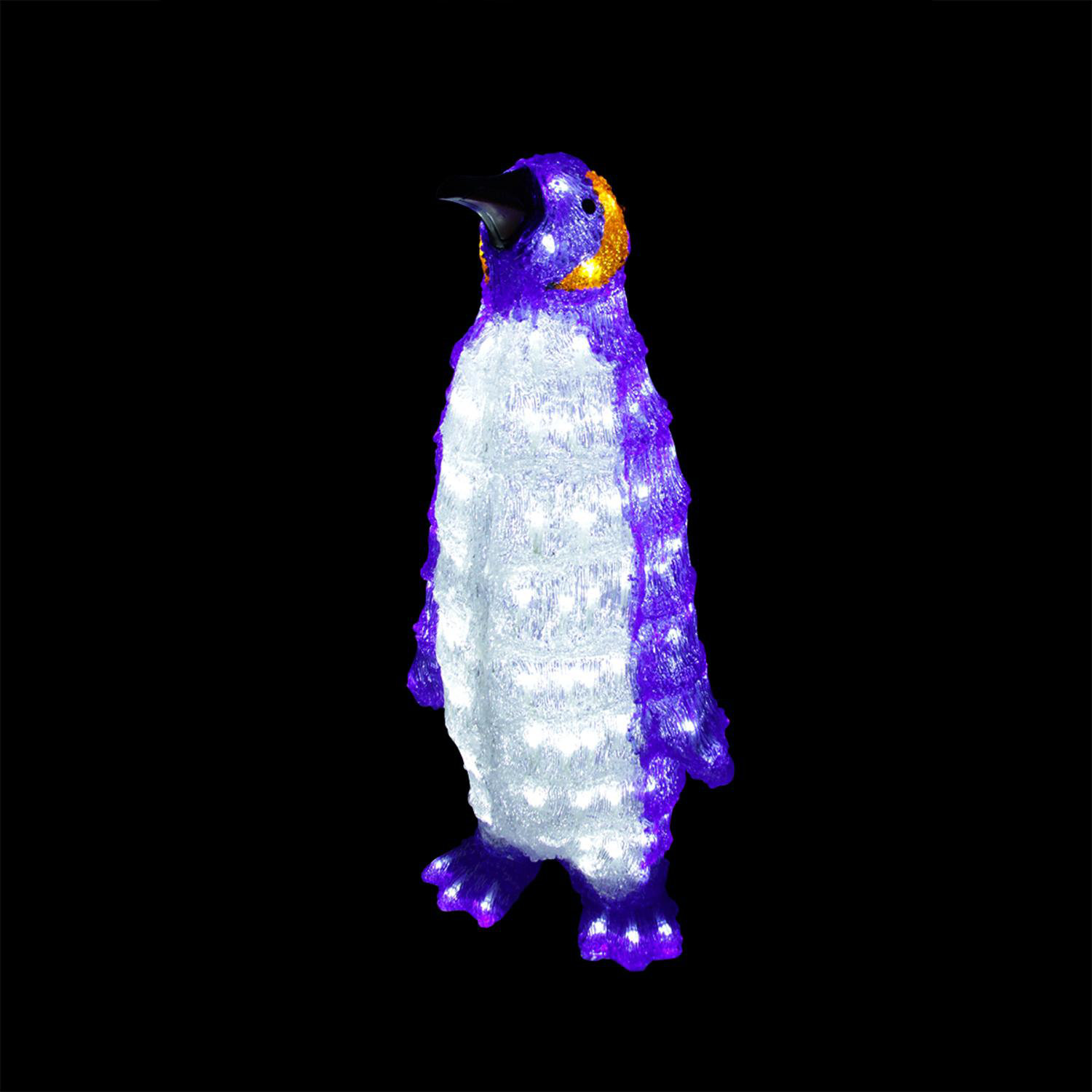 Northlight Seasonal 24.5" Lighted Commercial Grade Acrylic Penguin ...