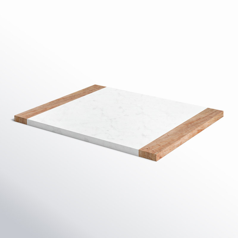 Joss & Main Hibiscus Marble Pastry Board & Reviews | Wayfair