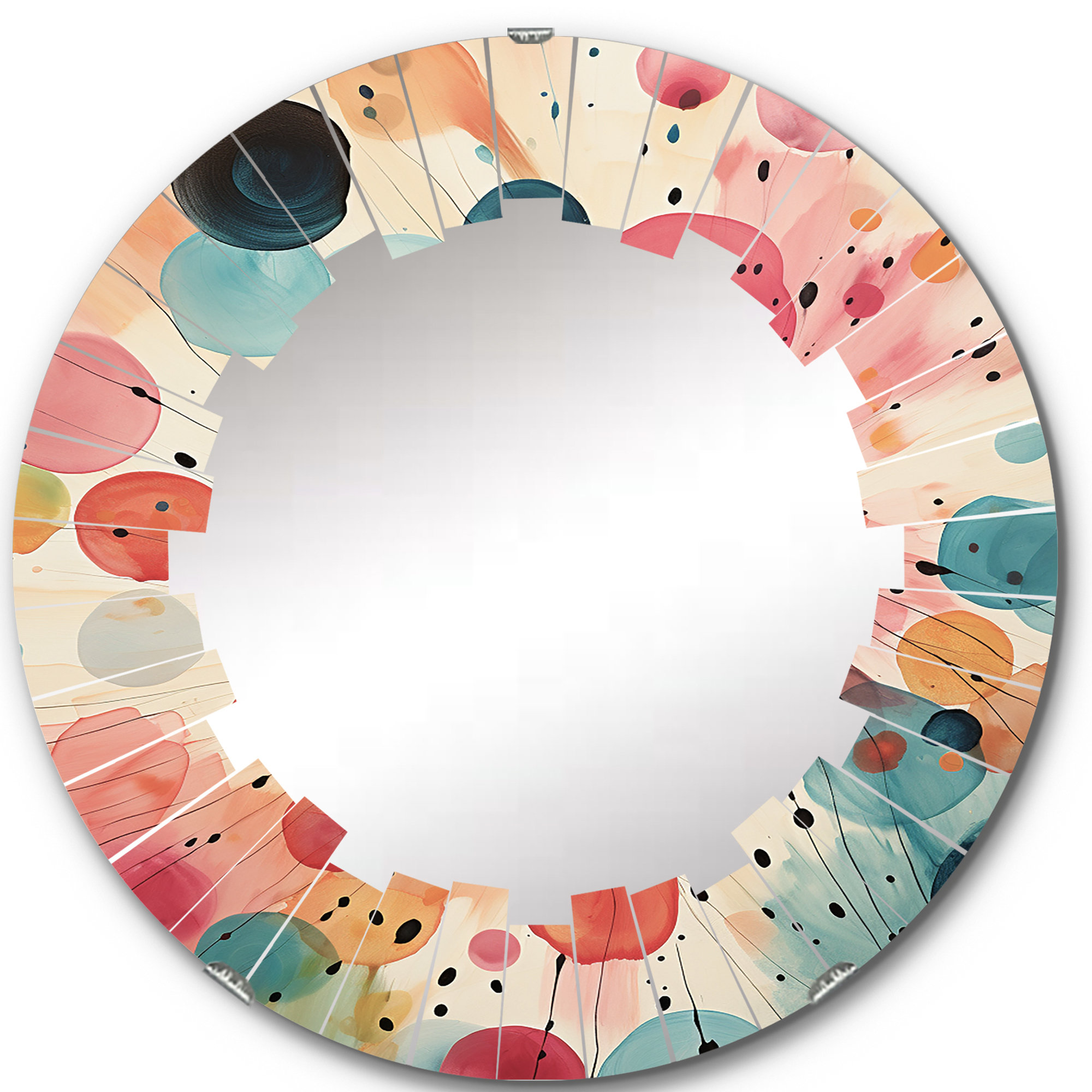 East Urban Home Lijun Round Wall Mirror | Wayfair