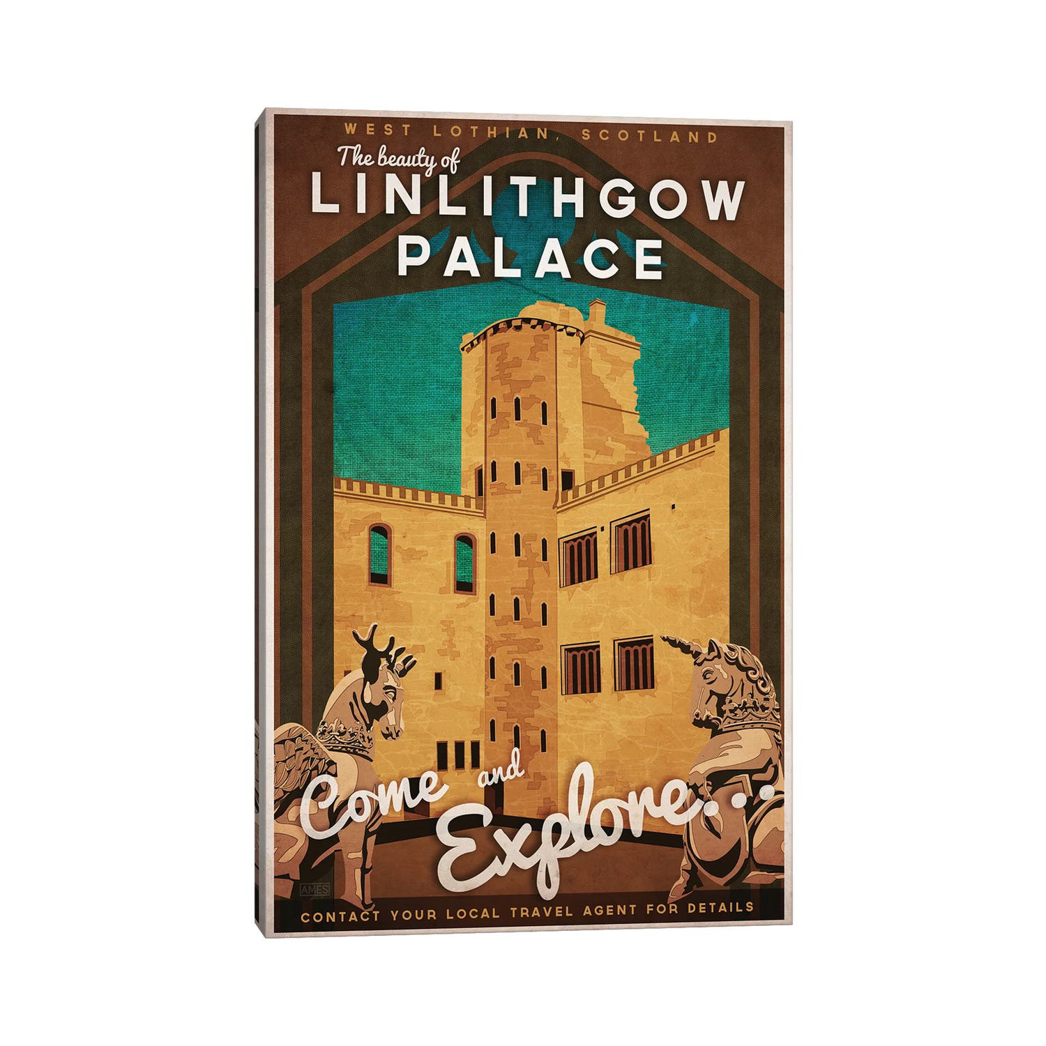 East Urban Home Scotland-Linlithgow Palace by Missy Ames - Wrapped ...