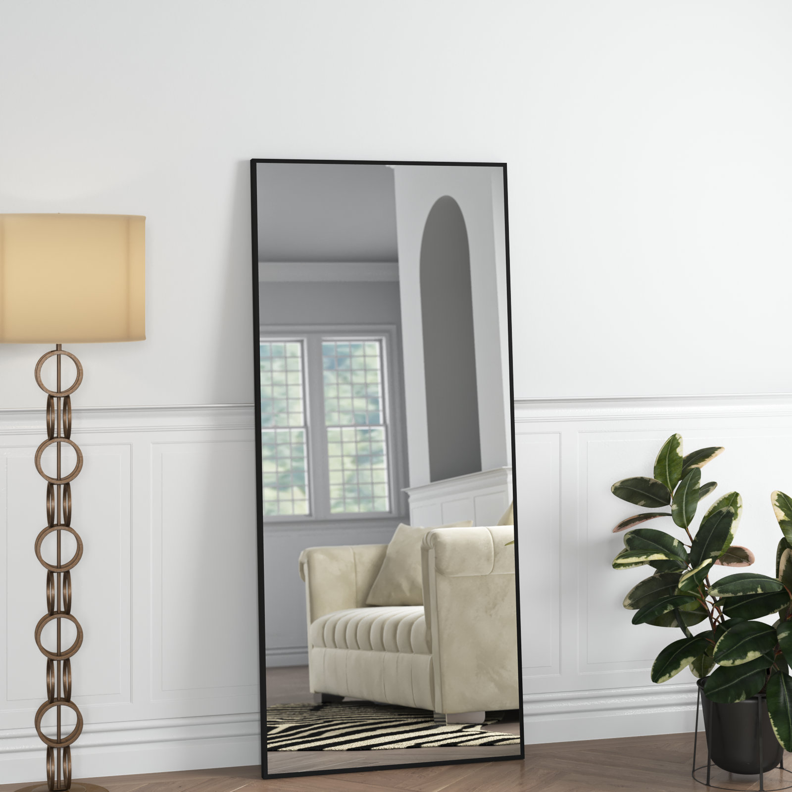 Willa Arlo™ Interiors Wiens Full Length Mirror 71"×32" Oversized ...