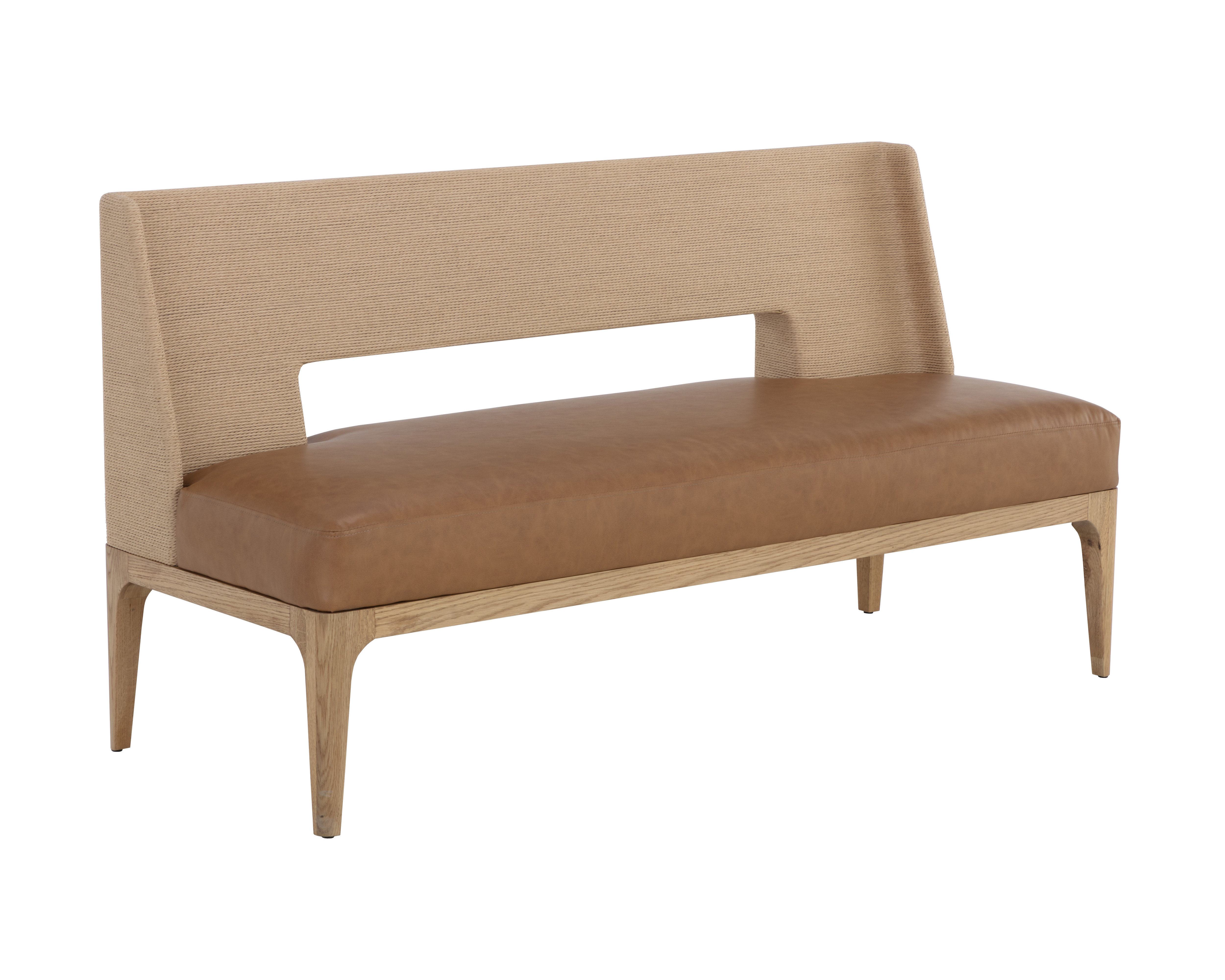 Hokku Designs Jenavieve BANQUETTE - MILLIKEN COGNAC - Brown | Wayfair