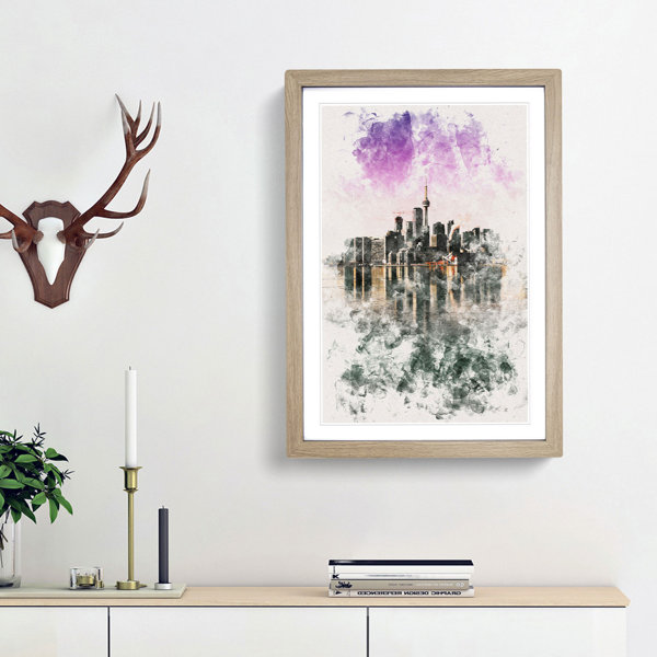 East Urban Home Skyline of Toronto in Canada - Picture Frame Graphic ...