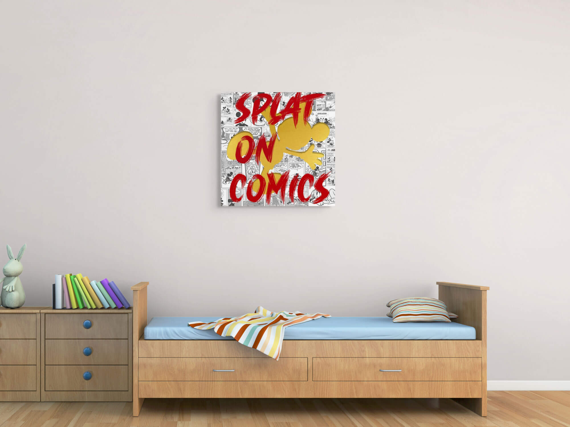 Ivy Bronx Acrylic print 'Splat on Comics' | Wayfair.co.uk