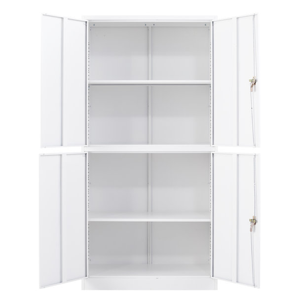Inbox Zero Harraj 32'' Wide 3 - Shelf Storage Cabinet & Reviews | Wayfair