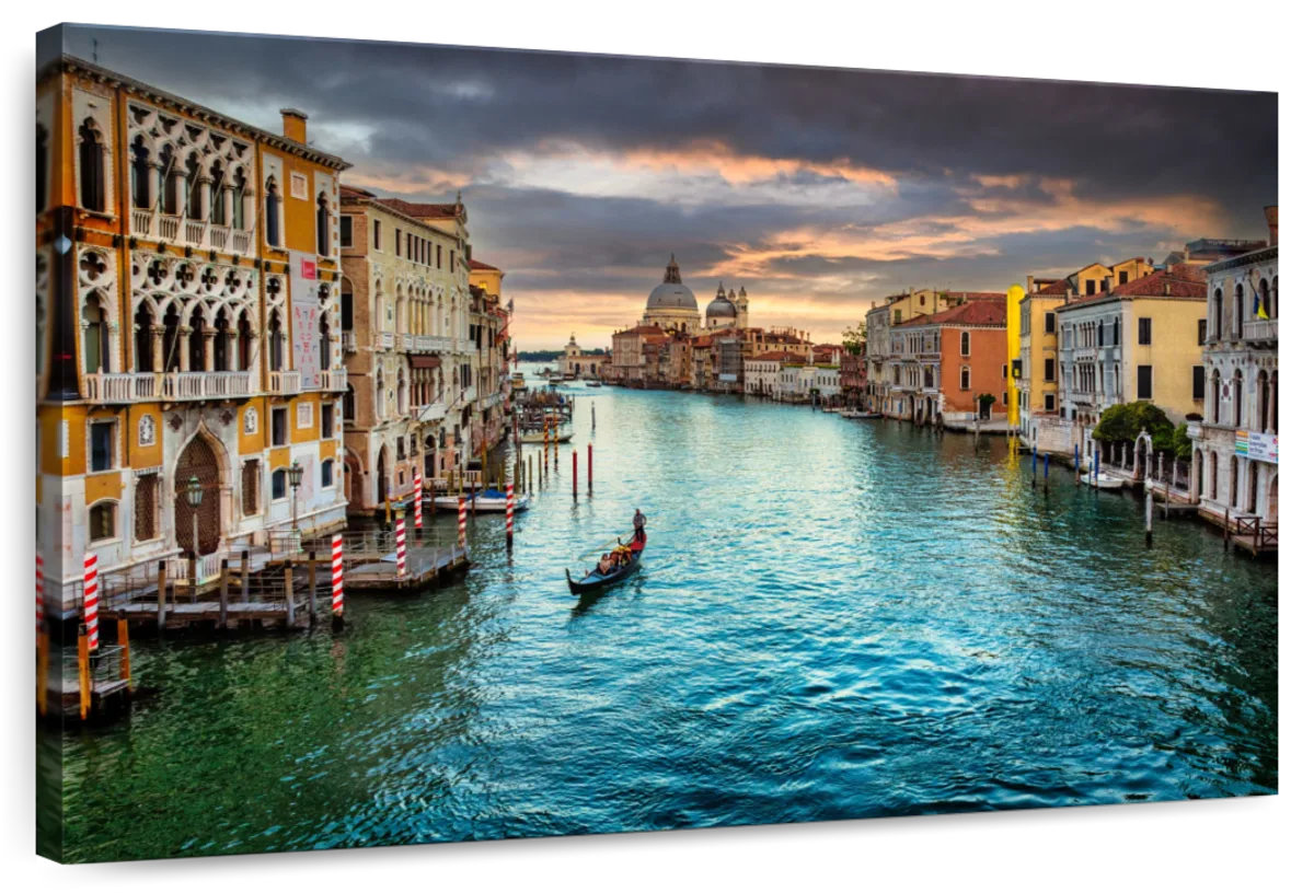 Ebern Designs Kavia Gondola In Grand Canal Venice I | Wayfair