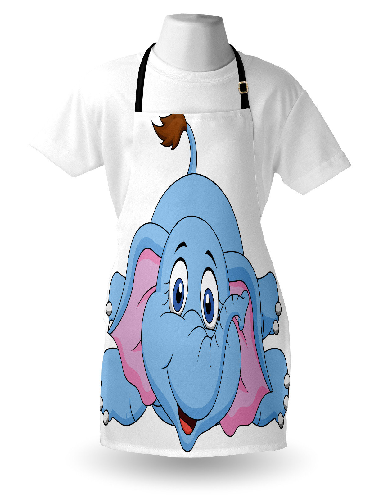 East Urban Home Cartoon Apron Unisex, Funny Cartoon Animal Falls, Adult ...