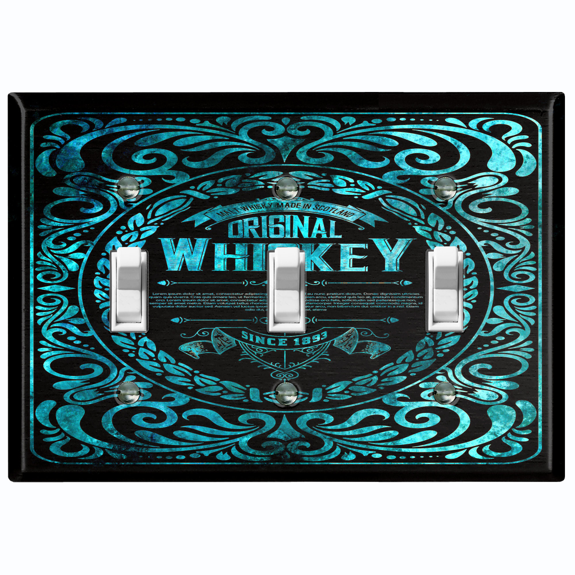 WorldAcc Metal Light Switch Plate Outlet Cover (Vintage Scottish ...