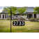 Address America Excalibur Double-Sided Reflective Yard Address Sign- 48 ...