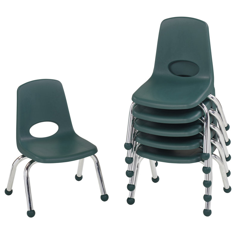 Factory Direct Partners Stacking Classroom Chair ( Set of 6 ) & Reviews ...