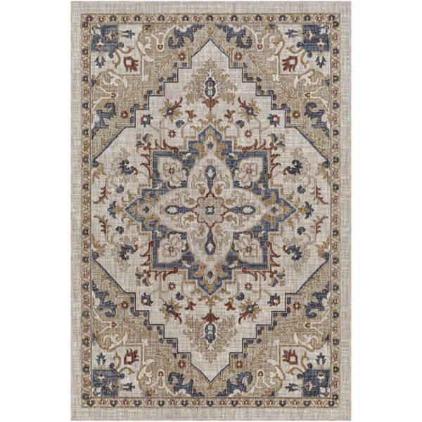 Bungalow Rose Oriental Outdoor Rug | Wayfair