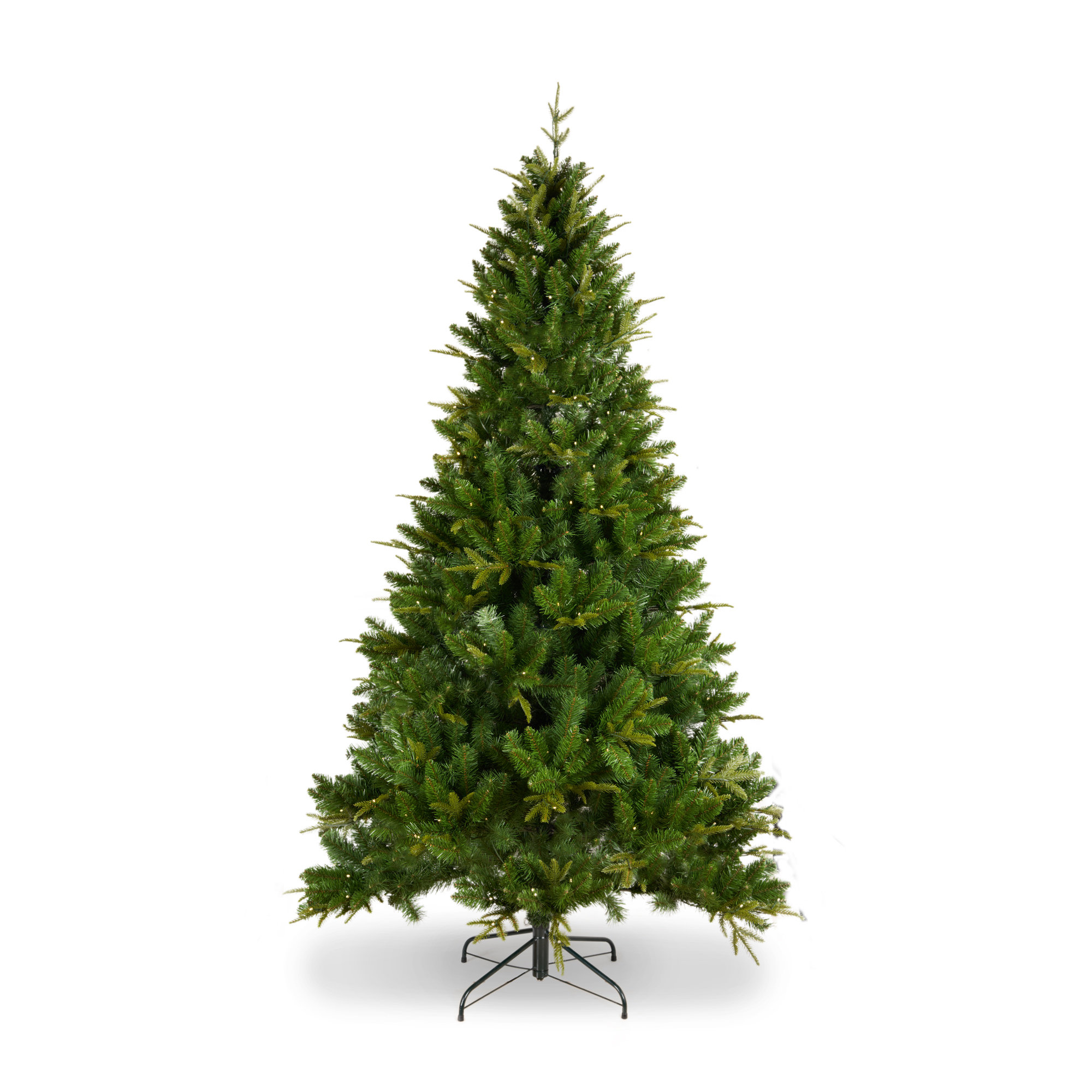 The Holiday Aisle® 7' Green Realistic Artificial Christmas Tree with ...
