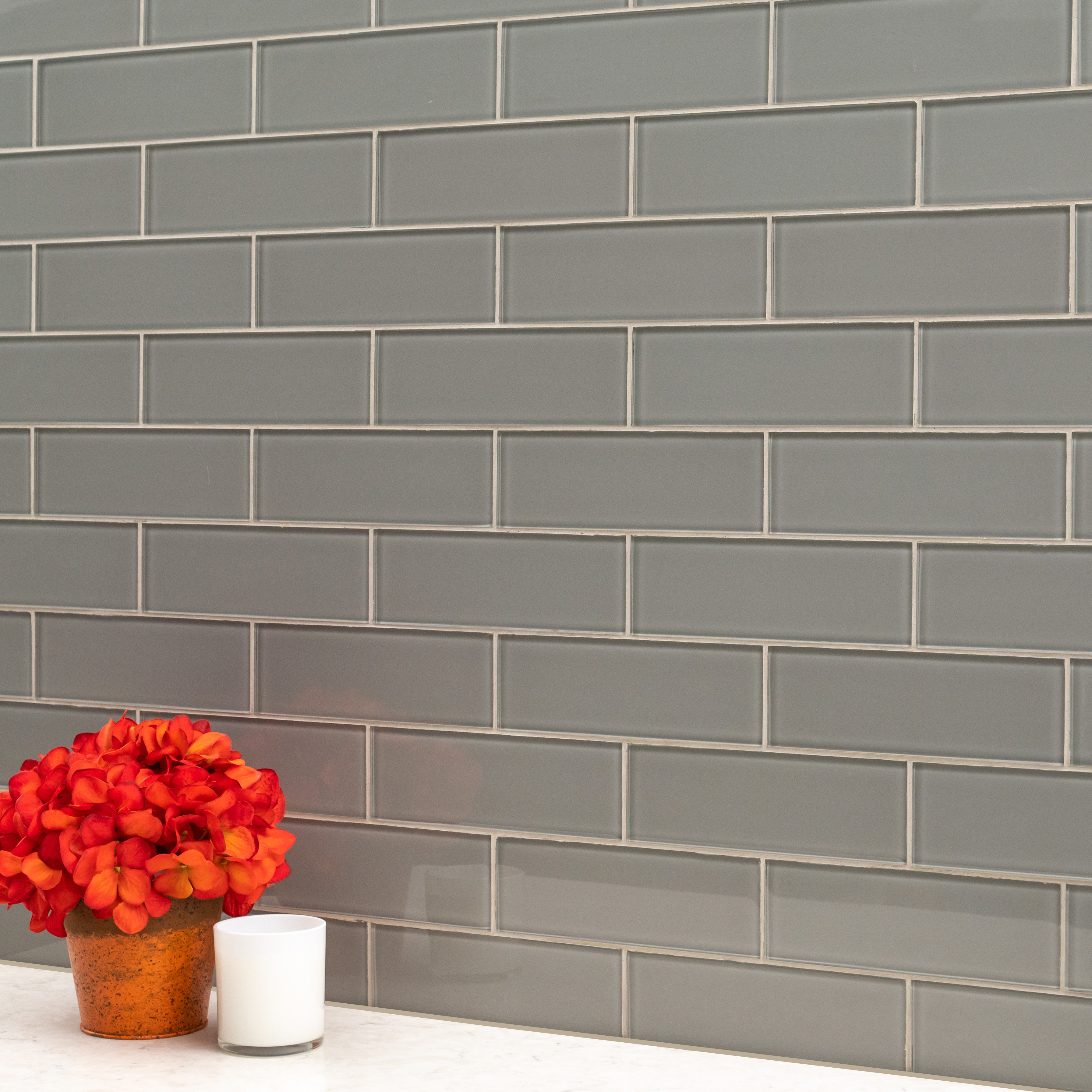 MSI 3" x 9" Glass Subway Tile & Reviews | Wayfair