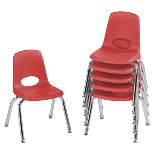 Factory Direct Partners Stacking Classroom Chair ( Set of 6 ) & Reviews ...