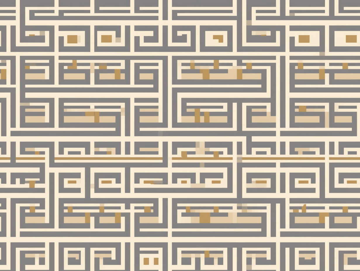 VisionDecor Greek Key Bedding Pattern Duvet Cover Gold Gold/Silver ...