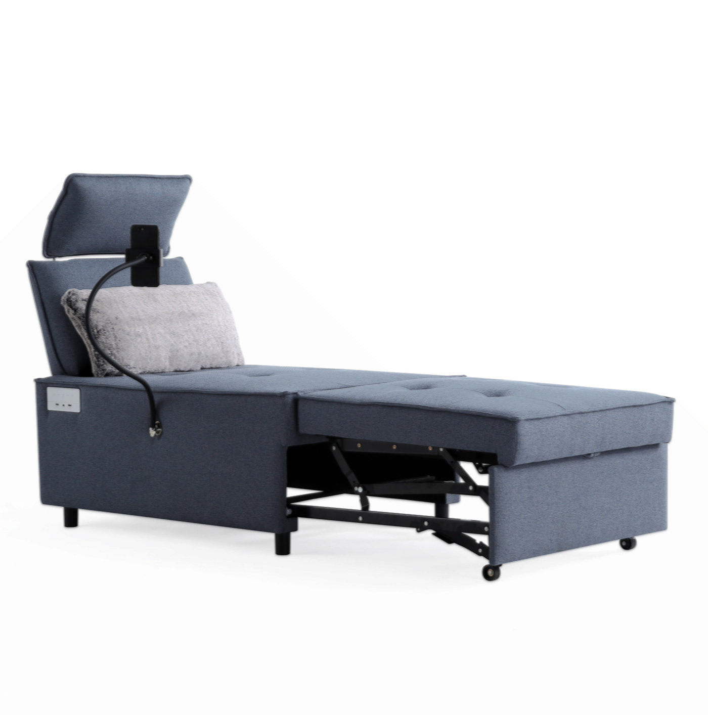 Hokku Designs 3 In 1 Sofa Bed,Speaker Chair, Reclining Sleeper Sofa Bed ...