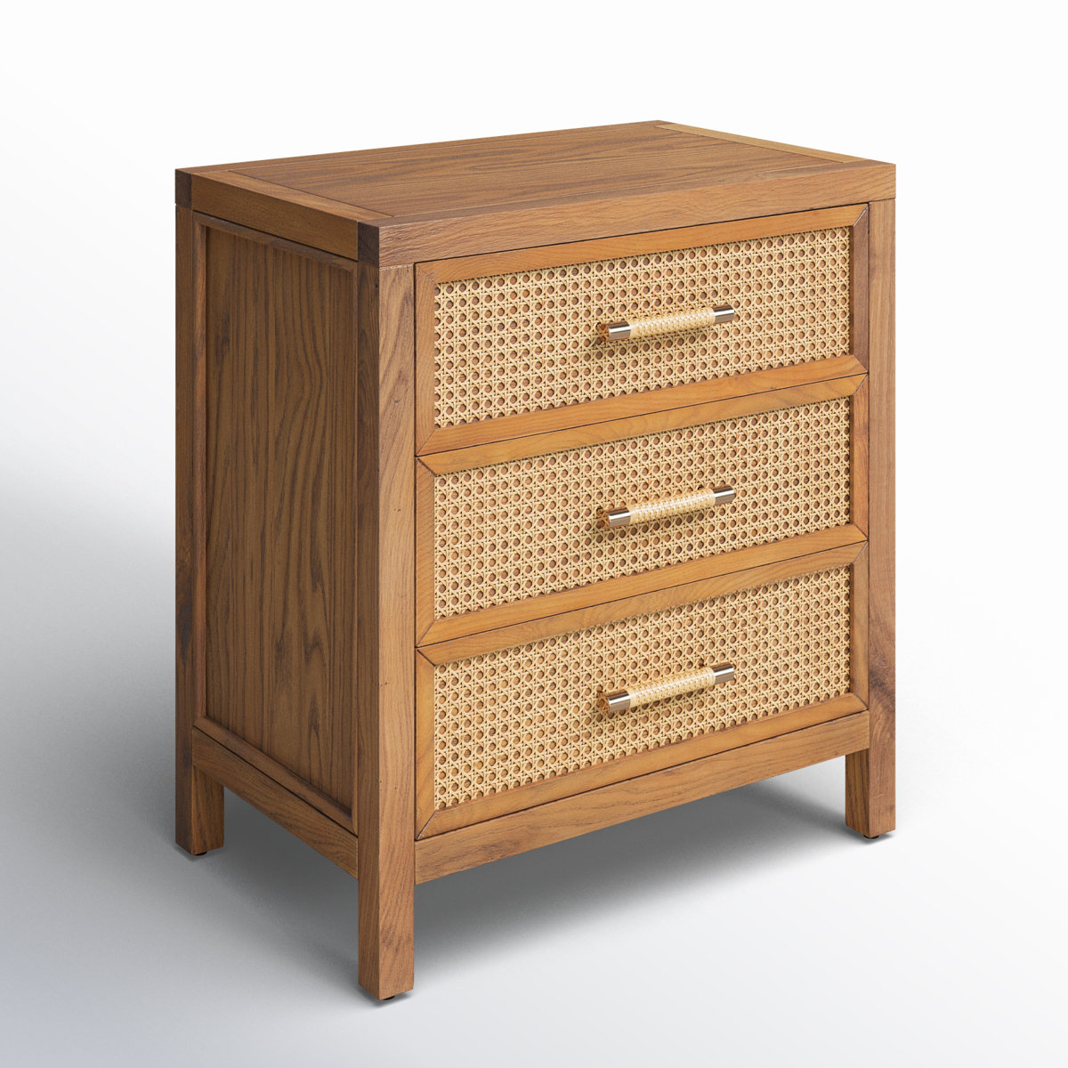 Butler Mesa Cane and Solid Wood 3 Drawer Chest & Reviews | Perigold