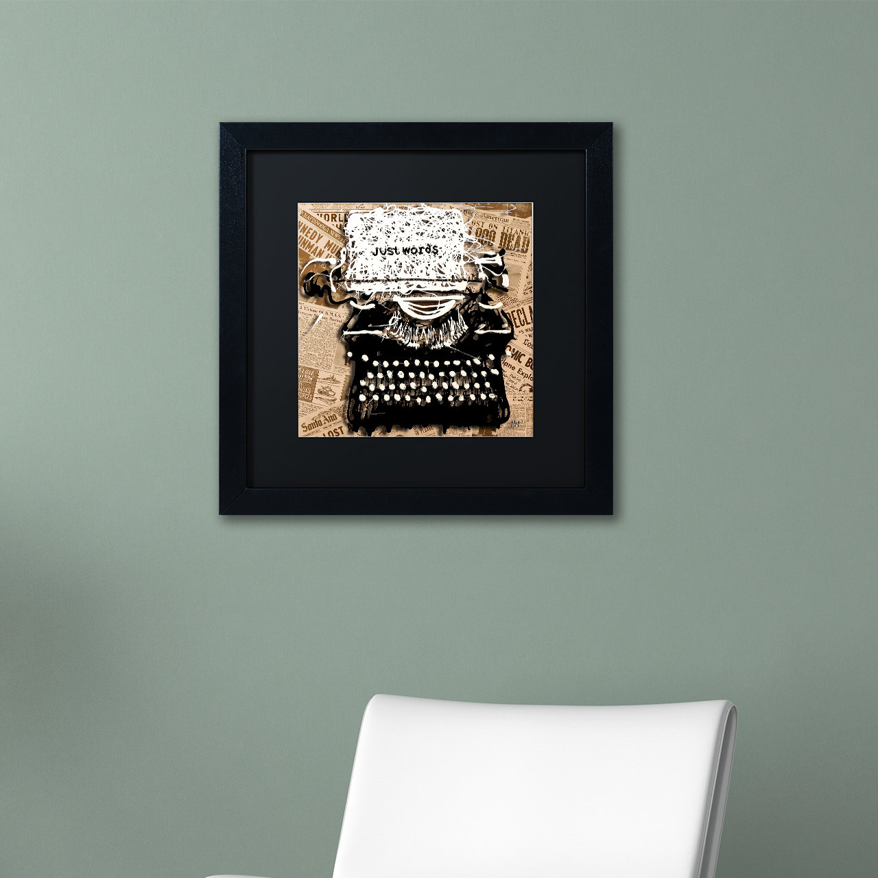 House of Hampton® Just Words 1 by Roderick Stevens - Picture Frame ...