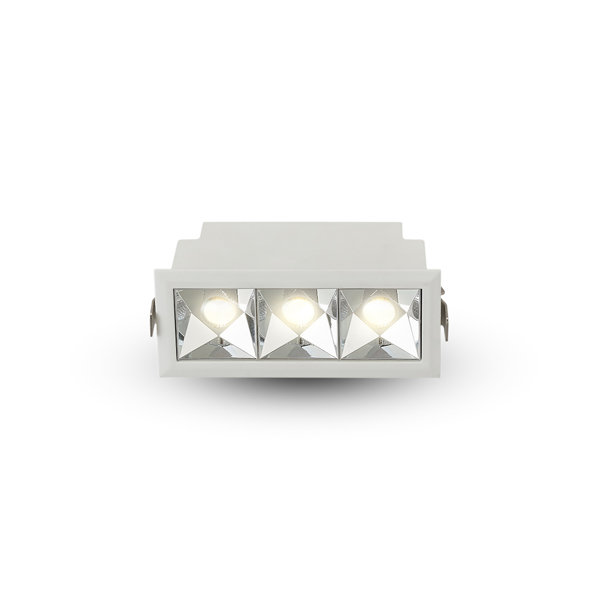 VONNLighting Rubik 3-Light Integrated LED ETL Certified Fixed Recessed ...