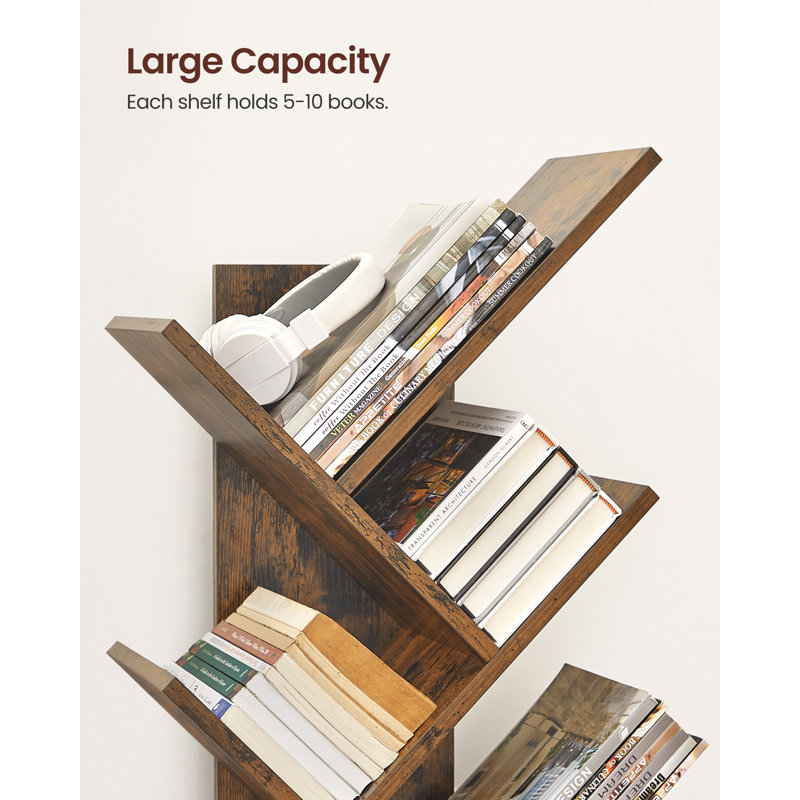 Red Barrel Studio® Trivette Geometric Bookcase & Reviews | Wayfair