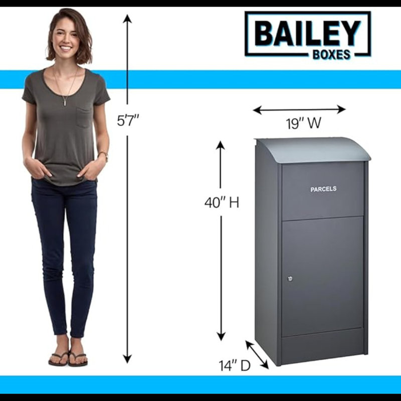 Invenitiah Floor Mounted Mailbox | Wayfair