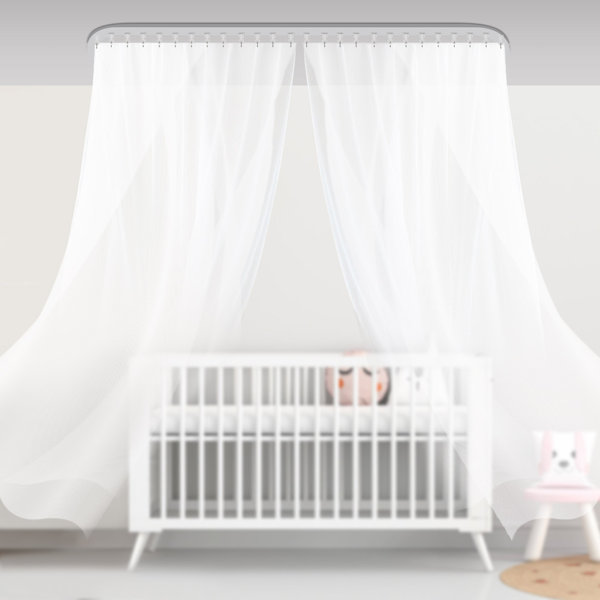 Hokku Designs Goti White Curtain Track & Reviews | Wayfair