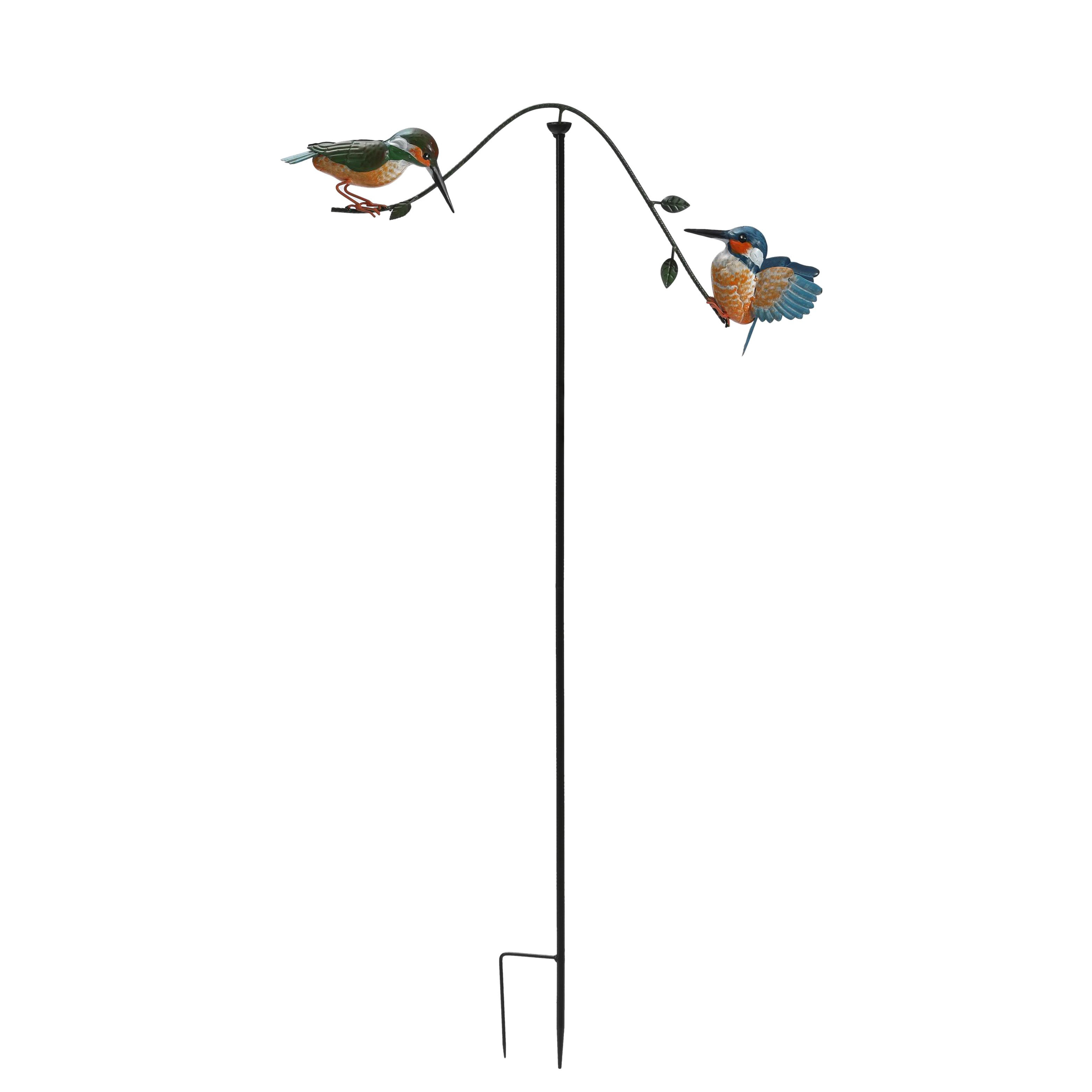 Arlmont & Co. Shalem Iron Birds Garden Stake | Wayfair