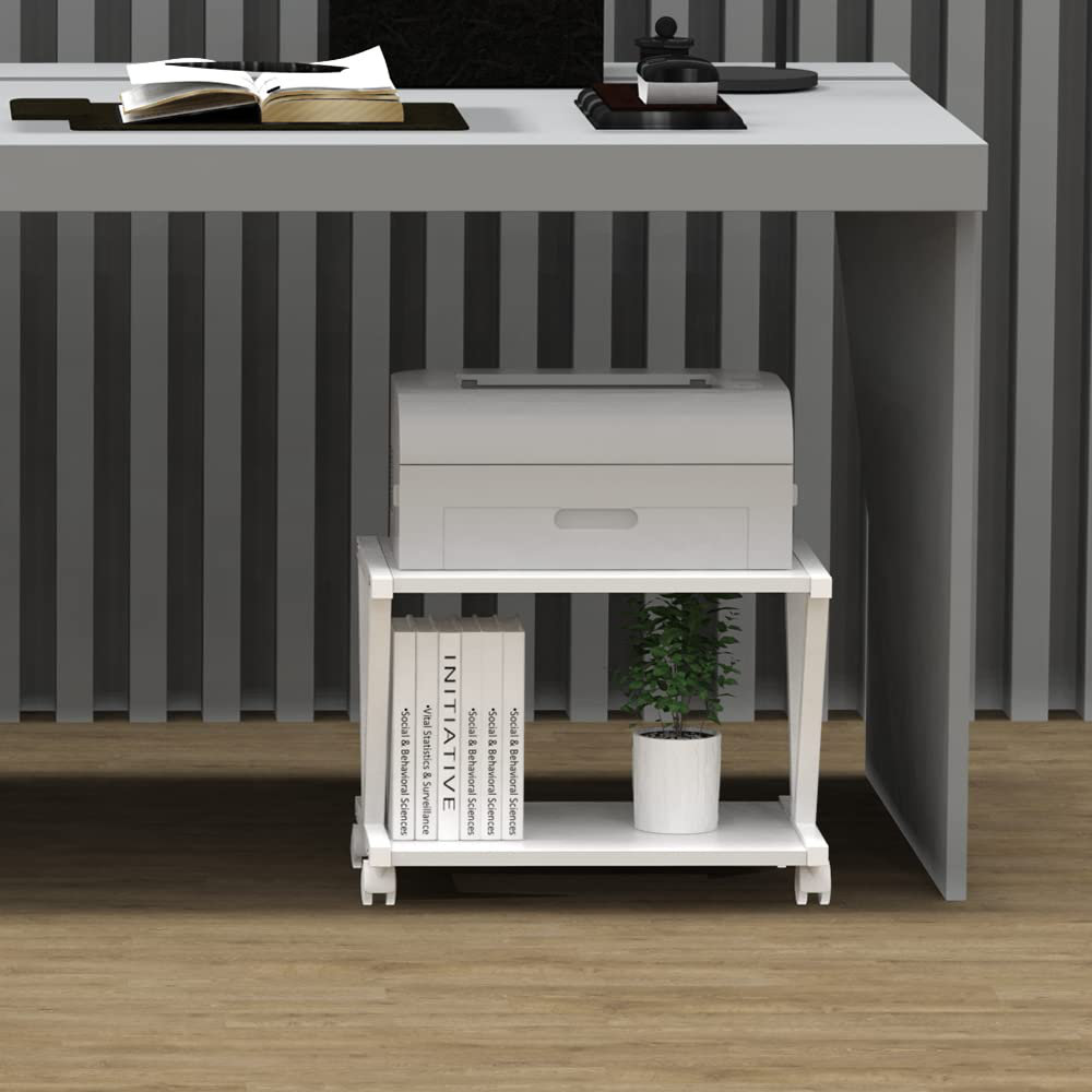 Two trees make a forest Retro Desktop Printer Stand 2 Double Tiers Wood ...