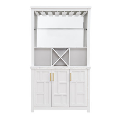 Wade Logan® Bardha 41.7'' Bar Cabinet & Reviews | Wayfair