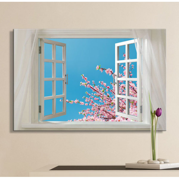 IDEA4WALL Wi Nature Scene " Serene Natural Landscape Cherry Blossom In ...