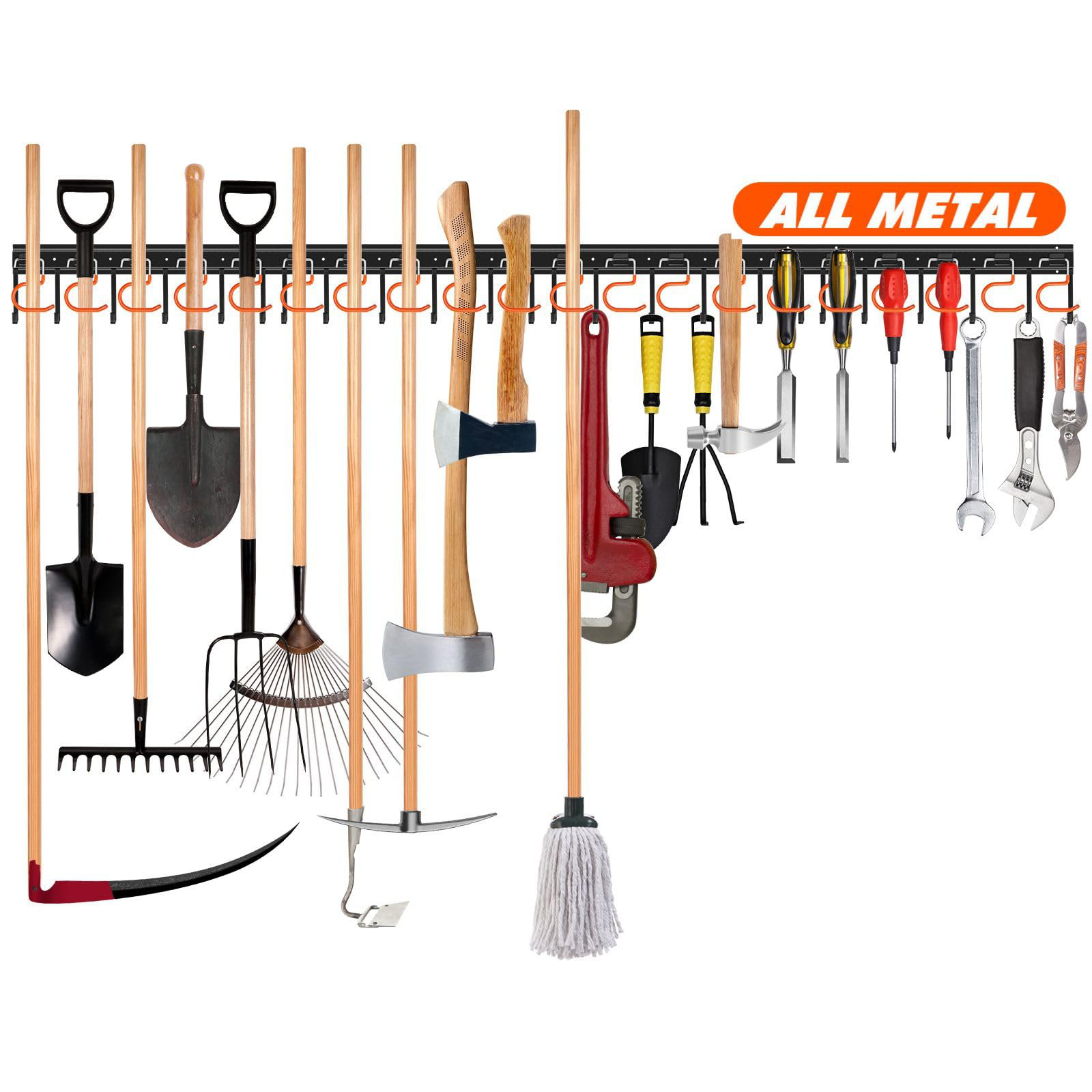 Arlmont & Co. Wall Mount Garage Organizers And Storage With Hooks Tool ...