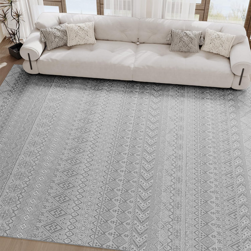 Union Rustic Machine Washable Boho Area Rug | Wayfair