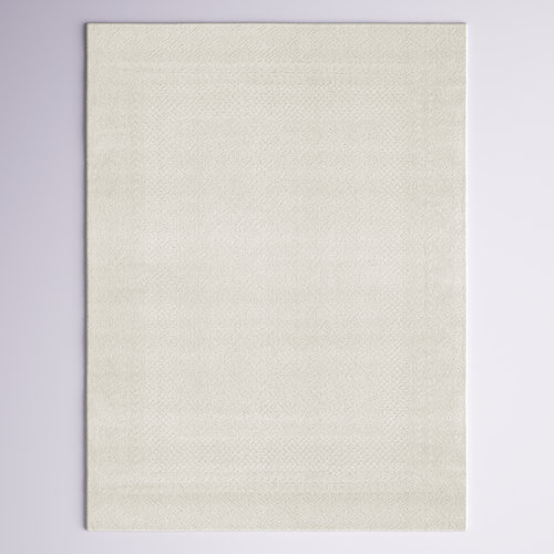 Wade Logan® Calvo Ivory/Off-White Area Rug & Reviews | Wayfair