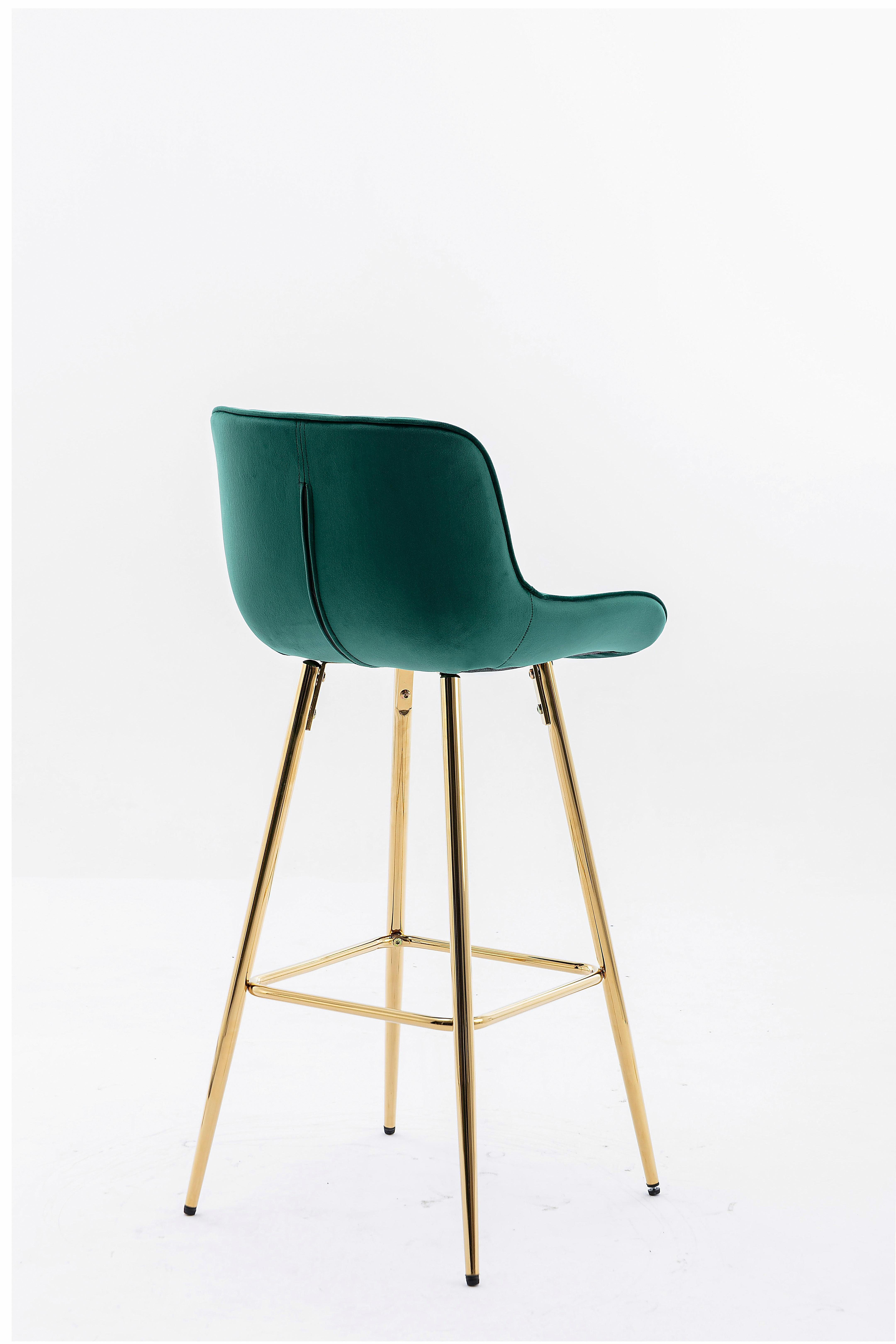 Latitude Run® 2-piece bar stool set, with chrome footrest and fabric ...