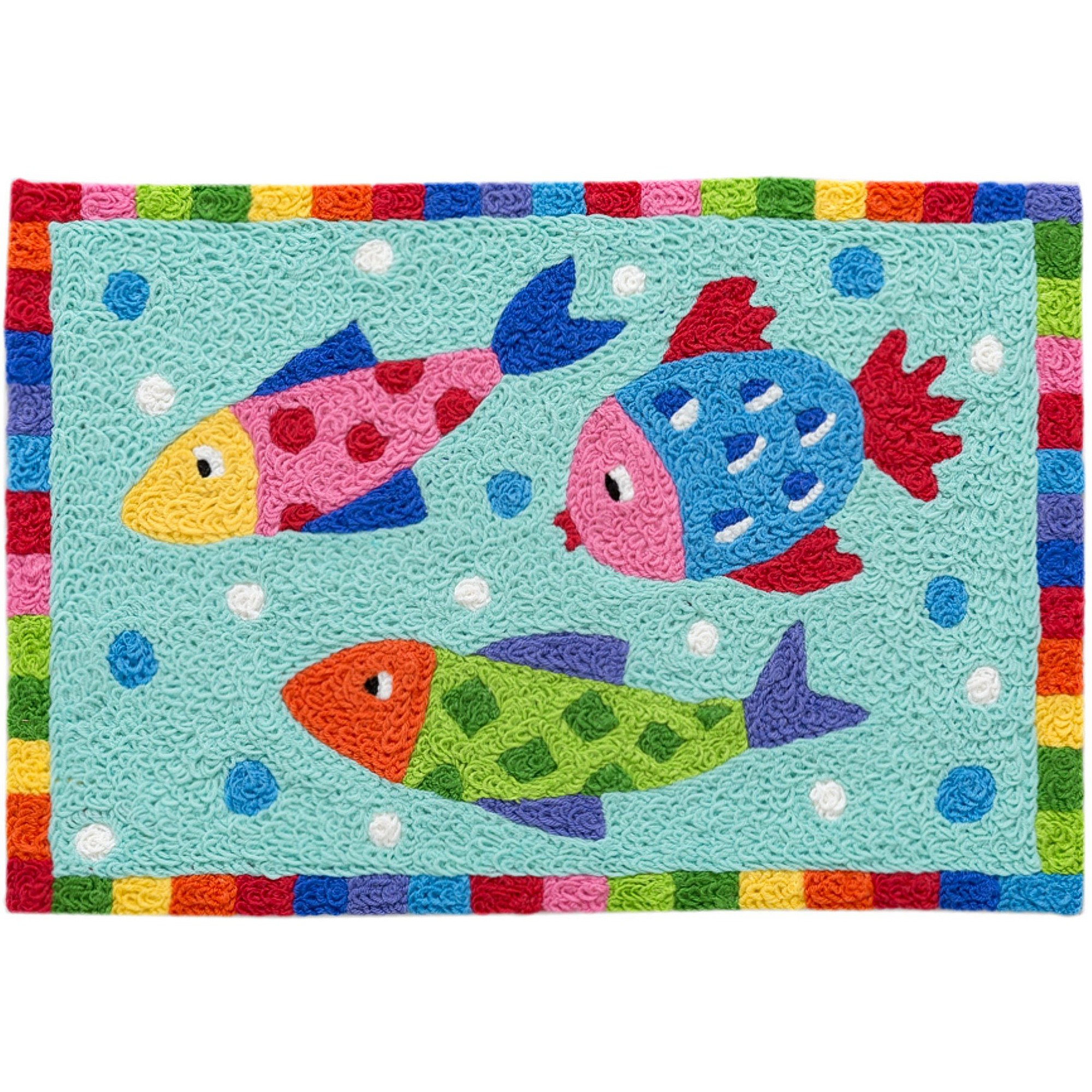 Rosecliff Heights Swim Team Accent Washable Rug 20" X 30" | Wayfair