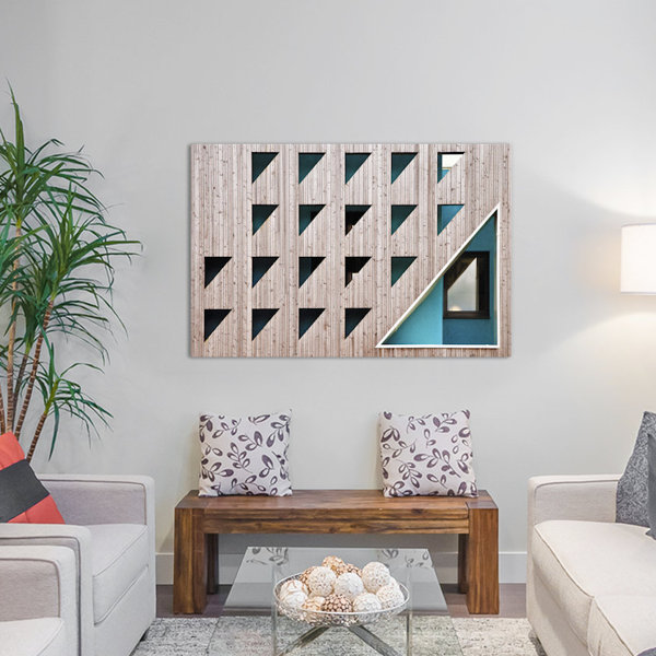 George Oliver Triangles by Linda Wride Gallery-Wrapped Canvas Giclée ...