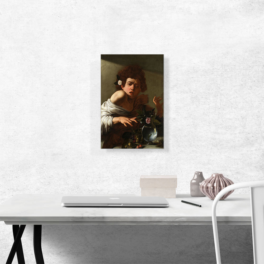 ARTCANVAS Boy Bitten By A Lizard 1596 On Canvas by Caravaggio Painting ...
