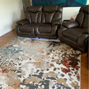 17 Stories Rian Abstract Rug & Reviews | Wayfair