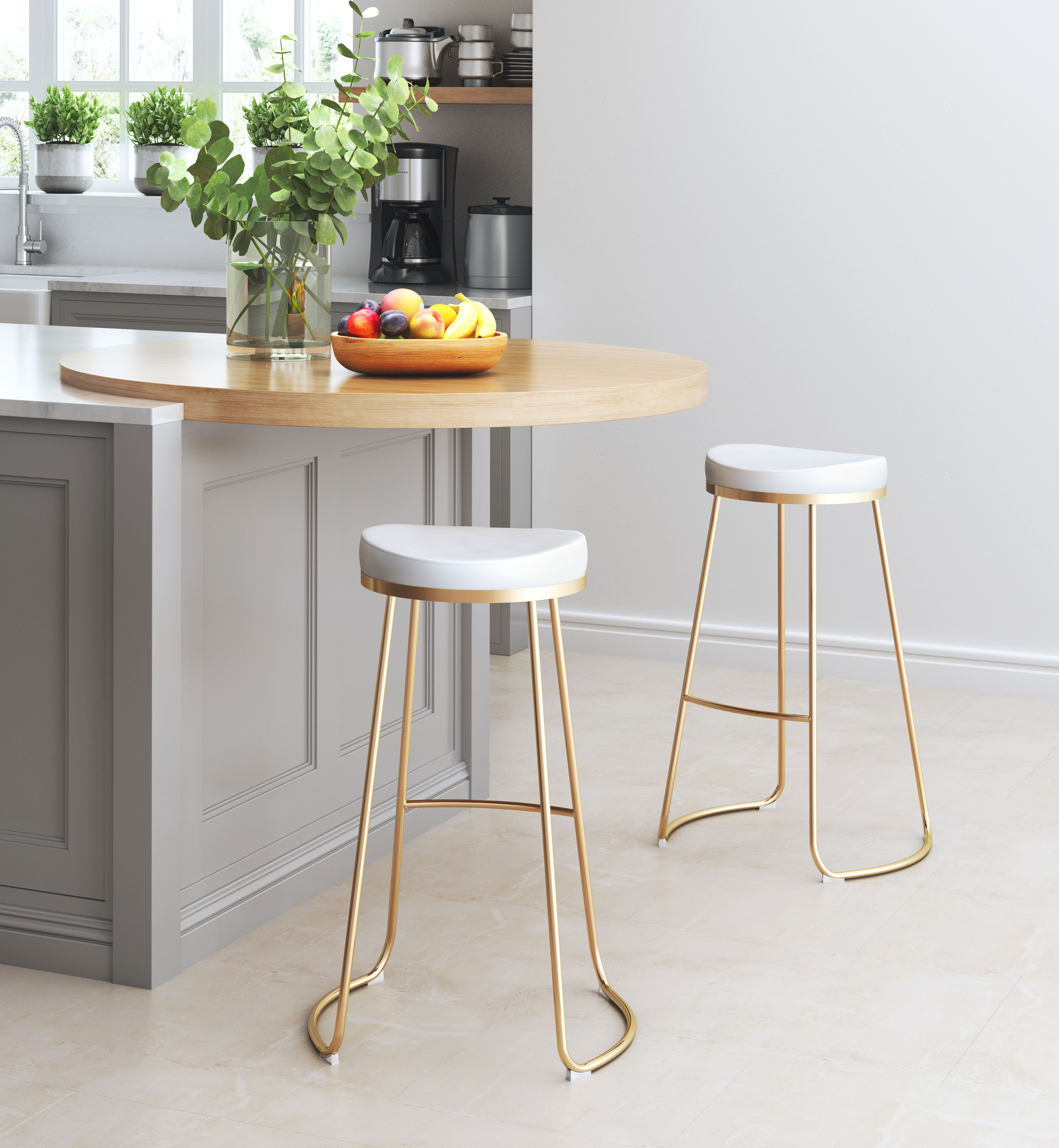 Zuo Hospitality Counter and Bar Stool & Reviews | Wayfair