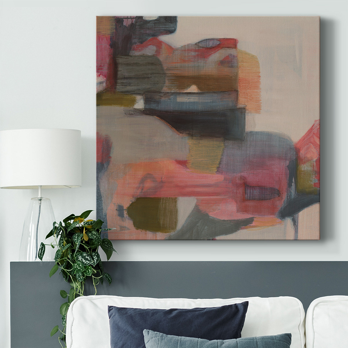 Ivy Bronx Geranium & Ginger Premium Gallery Wrapped Canvas - Ready To ...