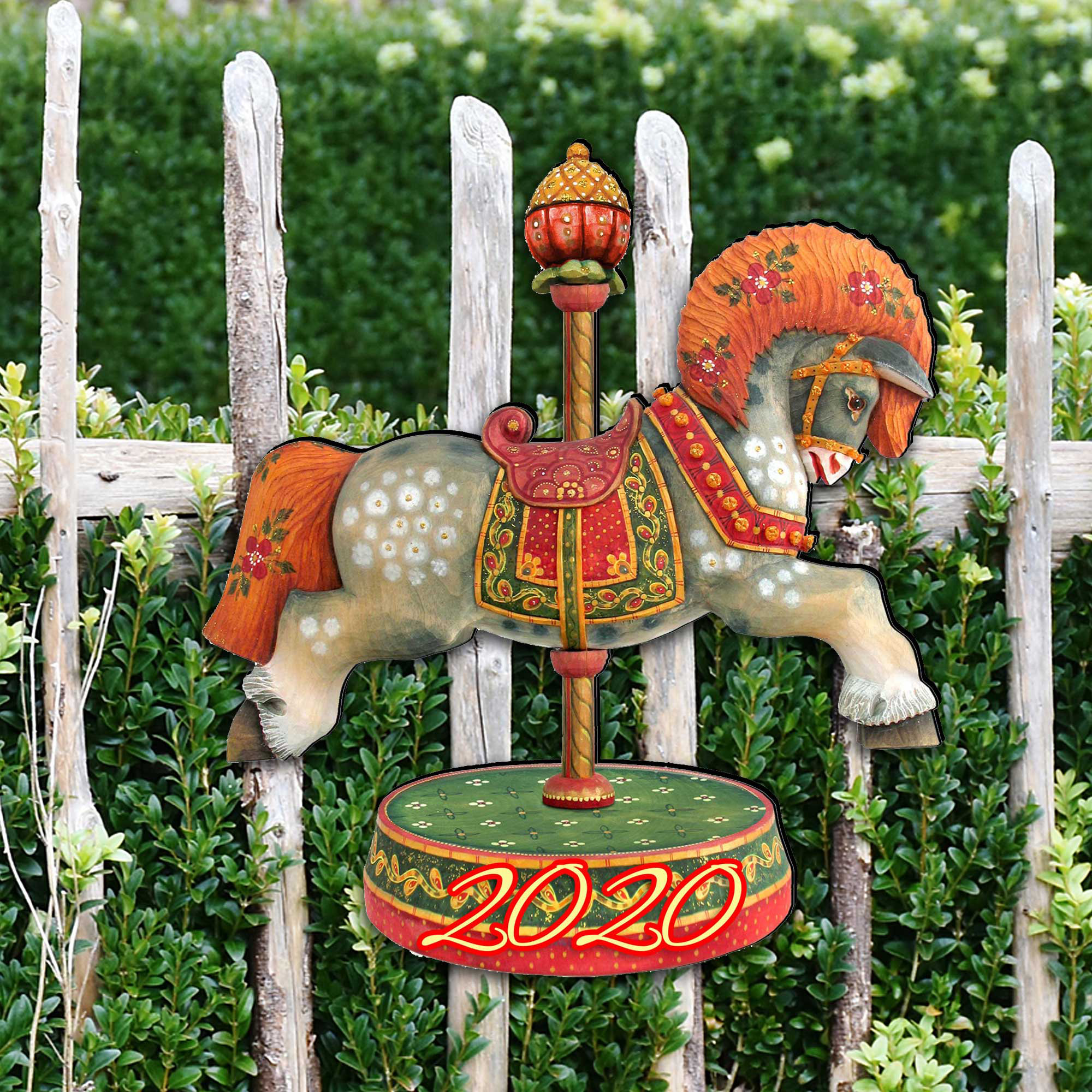 Canora Grey Carousel Horse Dated Diminutive Wall Art | G. Debrekht ...