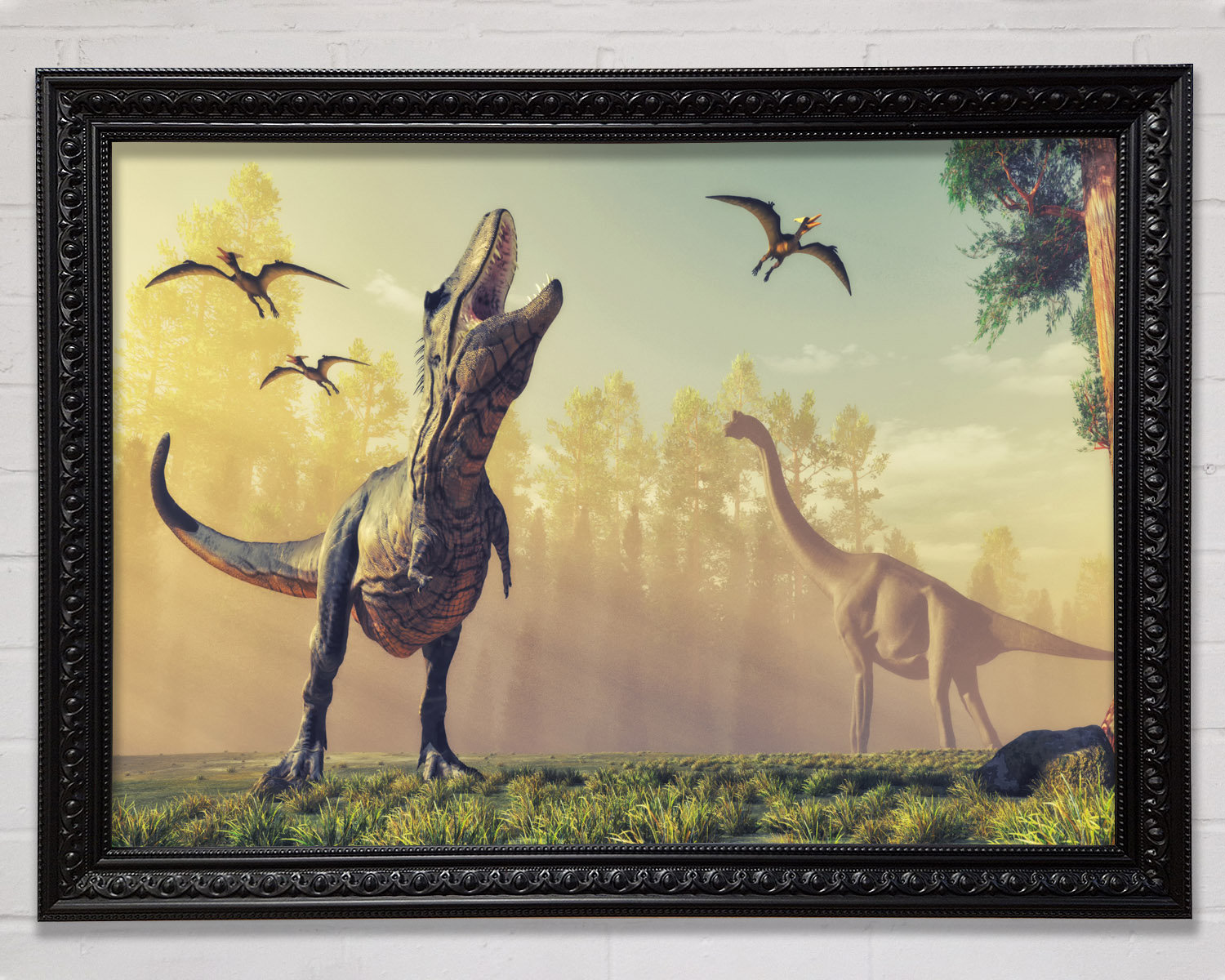 Bright Star The Mighty T-Rex - Single Picture Frame Art Prints ...