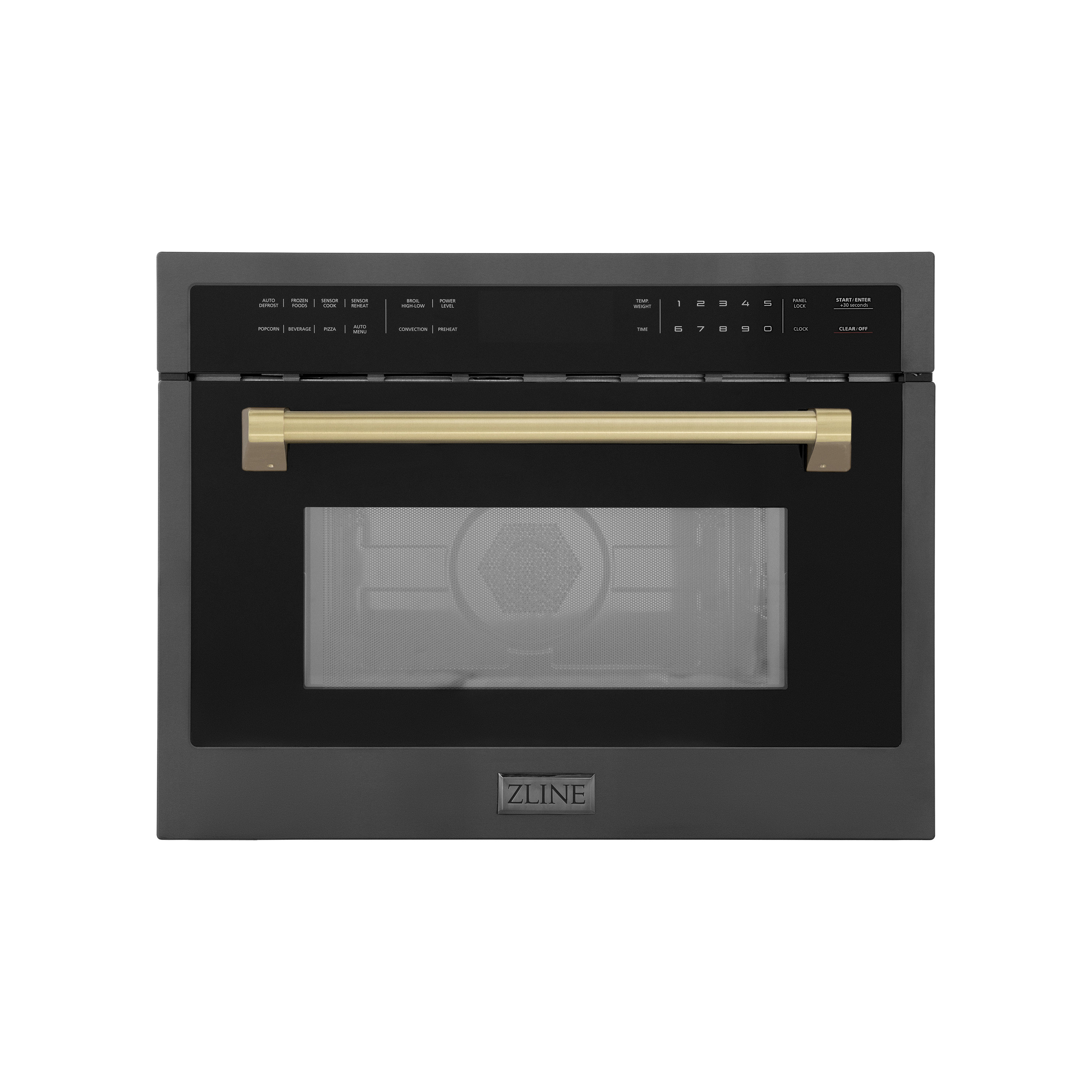 ZLINE Autograph Edition 24 in. 1.6 cu ft. Convection Microwave Oven in ...