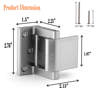 HMI Metal Door Reinforcement Lock | Wayfair