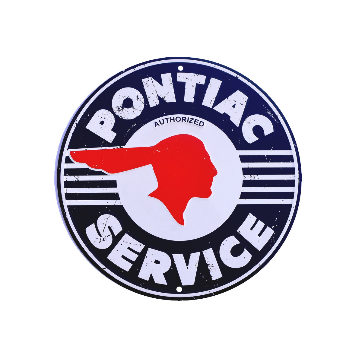 Trinx Metal Vintage Pontiac Service Sign Classic Muscle Car Garage Wall ...