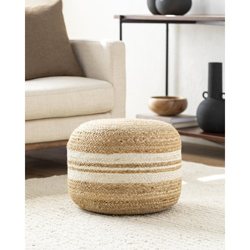 Farmhouse & Rustic Pouf Ottomans | Birch Lane