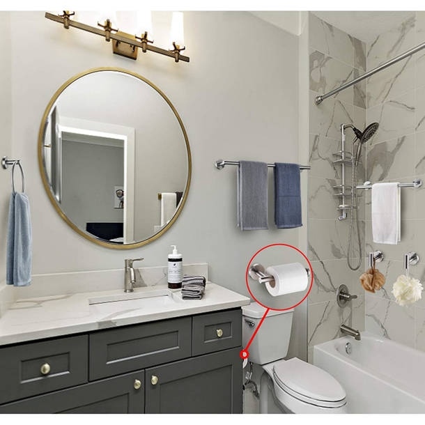 Cobbe 6 - Piece Bathroom Hardware Set | Wayfair