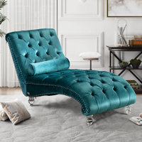 Blue Chaise Lounge Chairs You'll Love | Wayfair