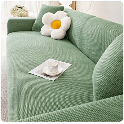 ACHERNAR LLC Box Cushion Sofa Slipcover | Wayfair