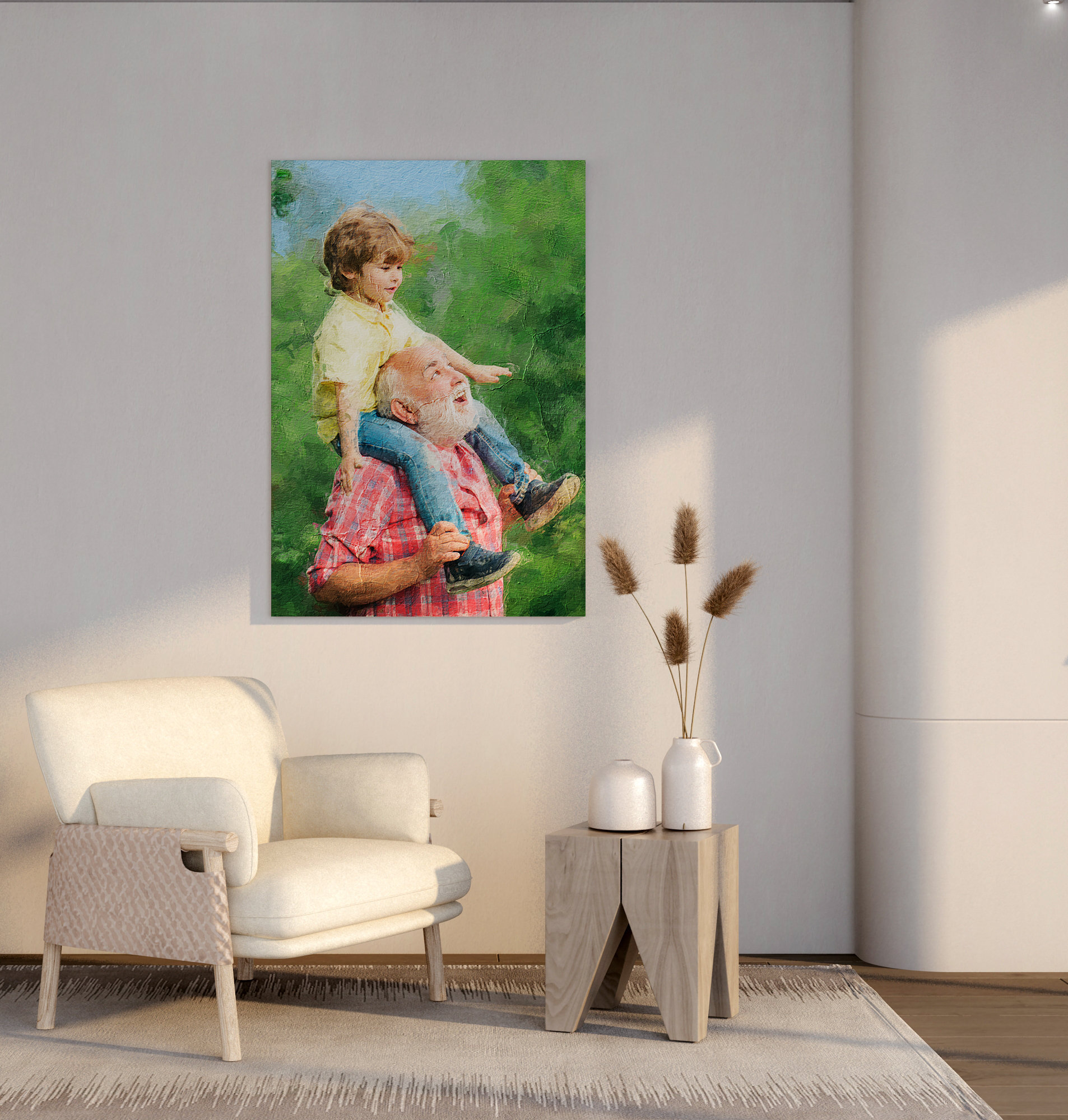 ZeaZu Black And White Fabric Wall Decor | Wayfair